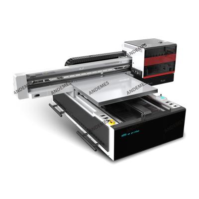China Andemes 60cm Flatbed UV Printer - High Speed Industrial Printing with 60cm Print Area and CE Certification for sale