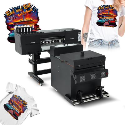 China 24 Inch A1 Size DTF Printer with Dual I3200 Heads - 600mm PET Film, 16㎡/h Speed, 220V/110V for sale