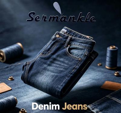 China Relaxed Fit Versatile Casual Denim Pants Premium Cotton Blend Durable Construction for sale
