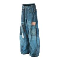 China Breathable Classic Denim Trousers Soft Cotton Blend Comfortable Fit Suitable for Office Casual and Outdoor Activities for sale