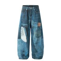 China Breathable Classic Denim Trousers Soft Cotton Blend Comfortable Fit Suitable for Office Casual and Outdoor Activities for sale