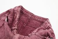 China Classic Denim Pants Featuring Durable Metal Rivets Reinforcing Stress Points Suitable for Retail and Apparel Businesses for sale