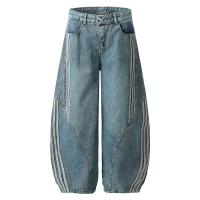 China Breathable Classic Denim Jeans Made with Cotton Fabric Targeted at Apparel Buyers and Clothing Brands Needing Stylish Denim for sale