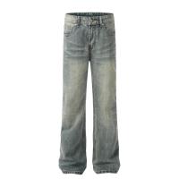 China Relaxed fit casual denim trousers crafted from durable cotton blend fabric ensuring comfort and style for casual daily for sale