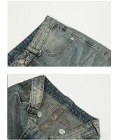China Relaxed fit casual denim trousers crafted from durable cotton blend fabric ensuring comfort and style for casual daily for sale