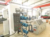 China Plastic PE Sheet Geomembrane Calendar Extrusion Line Machinery 10-30m/Min for sale
