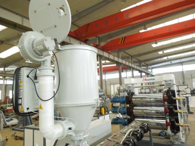 China HDPE PP Single Layer Sheet Board Three Calendar Extrusion Production Line 380V/3P/50Hz for sale