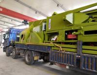 China 426-820mm 3 Layer PE 2PE Steel Pipe Internal External Blasting Machine for sale