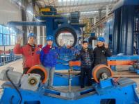 China 3lpe Coating And FBE Internal Coating Machinery For Steel Spiral Pipes Easy To Install for sale