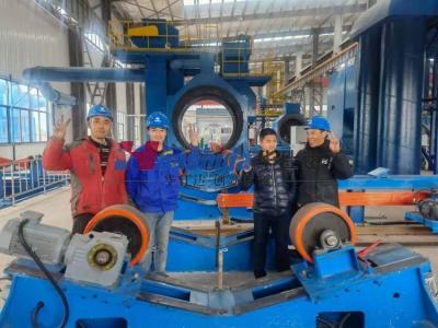China 3lpe Coating And FBE Internal Coating Machinery For Steel Spiral Pipes Easy To Install for sale
