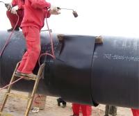 China HDPE Heat Shrink Sleeve  PE Tape for Pre Insulation Pipe Joints PE Ageing Resistant for sale