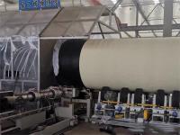 China PUR Spraying Foam PE Wrapping Preinsulated Pipe Machinery Black High Automatic for sale