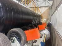 China Preinsulated Pipe Making Machine For PU Spraying PE Film Wrapping 2-Step Method for sale