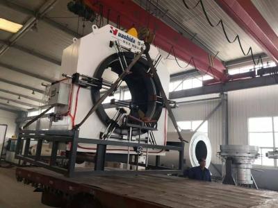China PE HDPE Plastic Pipe Vacuum Calibration Jacket Pipe Manufacturing Machine for sale