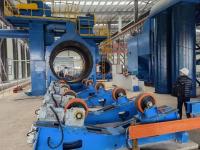 China 3PE Pipe Three Layer PE Fbe Coating Machine Anticorrosion Blasting Production Line for sale