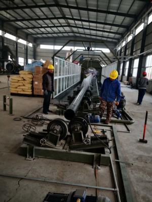 China Steel Pipe Inner Outer Wall Shot Blasting Machine Epoxy Powder Coating Production Line for sale