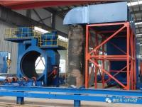 China Three-Layer Polyethylene Steel Pipe Liquid Coating Blasting anti-corrosion pipe Line Machinery for sale