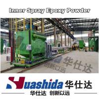 China Steel Pipe Anti Corrosion Process Liquid Epoxy Spraying Coating And 3 Layer HDPE Coating Process for sale