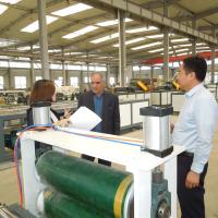China PE HDPE Plastic Waterproof Geomembrane Agricultural Film Sheet Making Machine for sale
