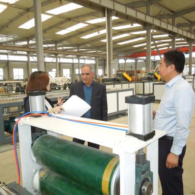 China PE HDPE Plastic Waterproof Geomembrane Agricultural Film Sheet Making Machine for sale