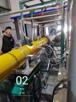 China Continuous PU Foam Pre Insulated Steel Pipe Production Line for sale