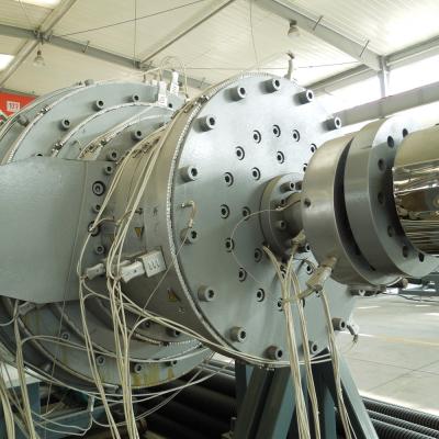 China HDPE Thermal Ppu Preinsulated Jacket Casing Thin Wall PE Pipe Extrusion Line for sale