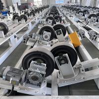 China Reliable Pipe Conveyor Line with Variable Speed Control, Automatic Pipe Rotation, and PLC Intelligent Control for 3LPE Coating for sale