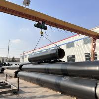 China POLYETHYLENE INSULATED PIPE EXTRUSION LINE, UTILIZING VACUUM CALIBRATION TECHNOLOGY for sale