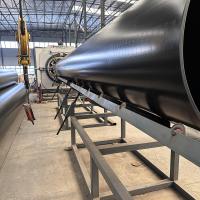 China Pre-Insulated Pipe Production Line with HDPE Jacket and PU Foaming for Customizable Size and Vacuum Cooling in 110-1870 mm Diameter Range for sale