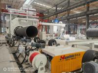 China High-Efficiency Polyurethane Spray PE Wrap Production Line for Thermal Insulation for sale
