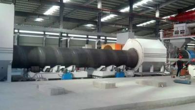 China Liquid Gas Pipe Heating Polyurethane Continuous Separate Spray Winding Production Line for sale