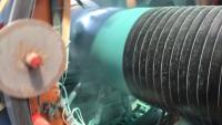 China 3lpe FBE Coating Plastic Polymer Pretective Layer Steel Pipe Anticorrison Coating Line for sale