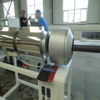 China High Speed PEX/PE-RT Pre-insulated Corrugated Jacket Pipe Production Line for sale