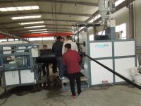 China HDPE Large Diameter Hollow Wall Winding Pipe HDPE Structured Wall Pipe Production Line for sale