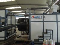 China HDPE Large Diameter Hollow Wall Winding Pipe HDPE Structured Wall Pipe Production Line for sale