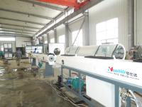 China HDPE Large Diameter Hollow Wall Winding Pipe HDPE Structured Wall Pipe Production Line for sale