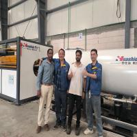 China Vacuum Calibrating Extruder for PE Pre-Insulated Pipe Production with Outer Casing for sale