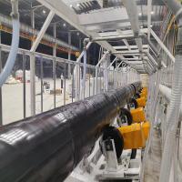 China Three-Layer PE insulated pipe production line for steel pipe for sale