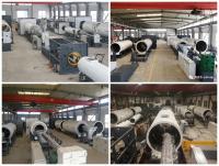 China POLYETHYLENE INSULATED PIPE EXTRUSION LINE, UTILIZING VACUUM CALIBRATION TECHNOLOGY for sale