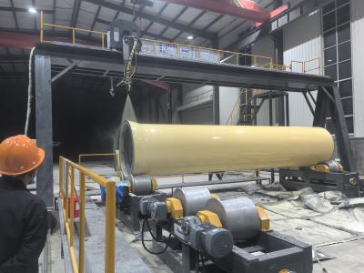 China 50-100mm Coating Thickness PU Steel Tube Insulation Machine 220V/380V Voltage for sale