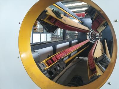 China Extrusion Production Line Of Polyethylene Pipes Using Vacuum Sizing Method for sale