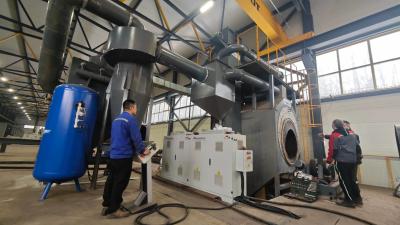 China Steel Pipe Insulation Line with Integrated Rust Remover Production Line for sale