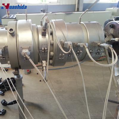 China Advanced HDPE Plastic Jacket Pipe Extrusion Production Line for sale
