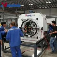 China Municipal Construction Pre-Insulated HDPE Plastic Jacket Pipe Production Line for sale