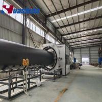 China Efficient PE-650 / 1380 HDPE Plastic Jacket Pipe Pre-Insulated Pipe Casing Extrusion Line for sale