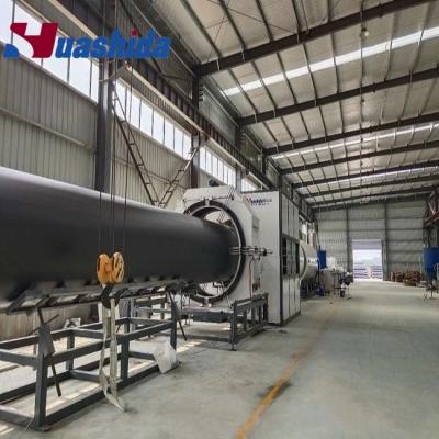 China Efficient PE-650 / 1380 HDPE Plastic Jacket Pipe Pre-Insulated Pipe Casing Extrusion Line for sale