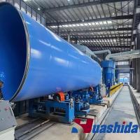 China 3LPE / 2LPE / FBE Fusion Bonded Epoxy Steel Pipes Internal External Coating Machine for sale