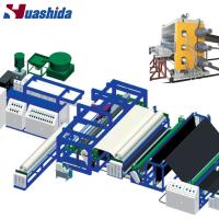 China PE HDPE LDPE Geotextile Membrane Film Geomembrane Liner Lining Sheet Extrusion Production Line for sale