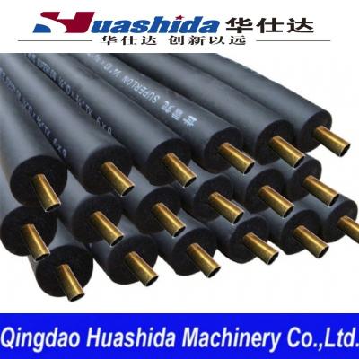 China PVC Air Conditioner Flexible Rubber Insulation Tubes Extrusion Machine Production Line for sale