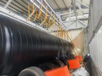 China Polyurethane Spray Coating Production Line Pre-Insulation Pipe for sale